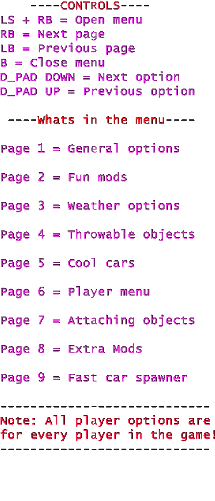 Mod Menu - {Release}K3R3D0R'S Mod Menu Original and Eflc | Se7enSins ...