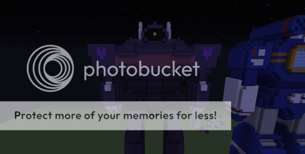3D Artwork: - Transformers in Minecraft! | TFW2005 - The 2005 Boards